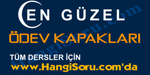Ödev Kapağı İndir! En Güzel Ödev Kapağı Sizin Olsun - KPSSCini